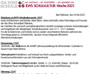 Schulleben - Ida-Ehre-Schule Bad Oldesloe